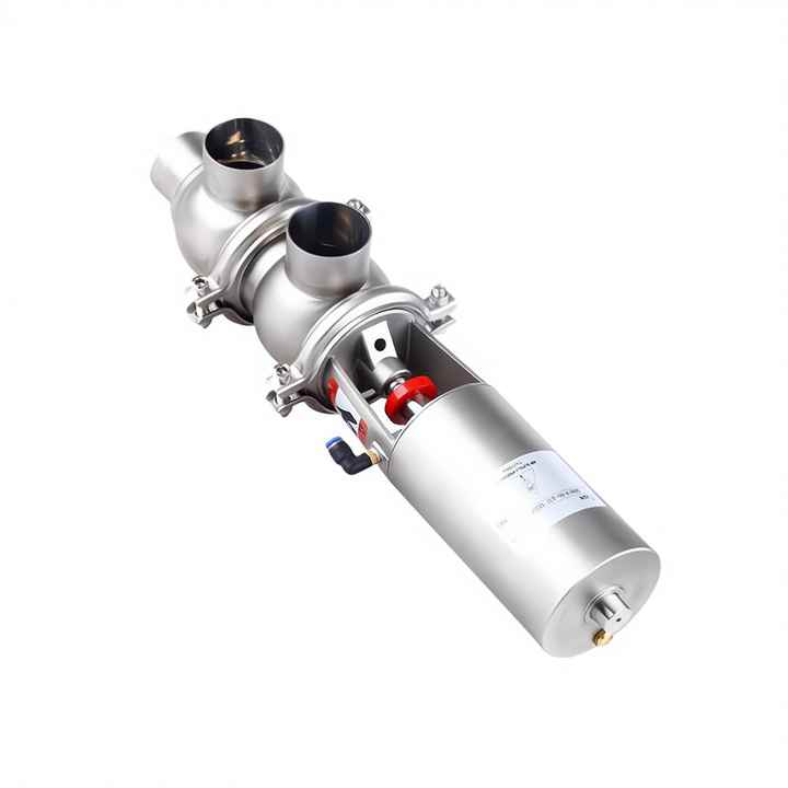 Stainless Steel Pneumatic Flow Diversion Valve 2 Way 3way
