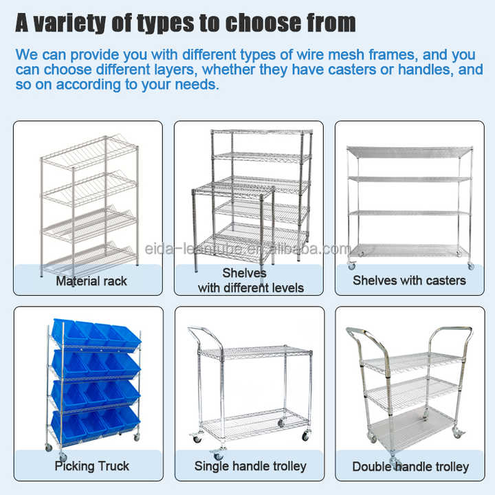 NSF & ISO 250kg Heavy Duty Utility Wire Rack 3tier 201 Stainless Steel ...