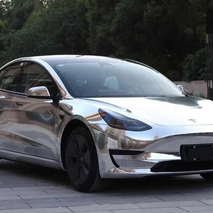 Rainbow Chrome Car Wrap Vinyl - Durable & Color-changing