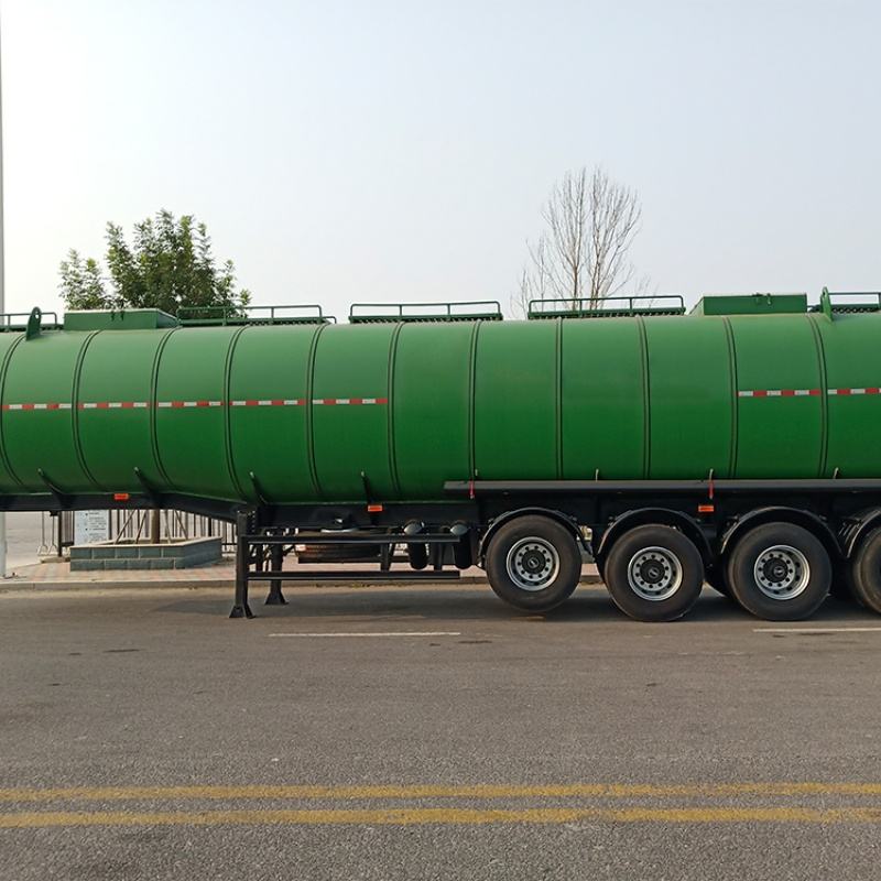 Liquid Food tank Trailer Remolque Light Weight Carbon Steel 36000liters ...