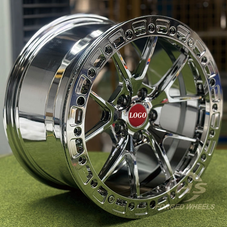Chrome Forged 5X112 5X120 5X114.3 Racing Monoblock Car Wheels Rims for ...