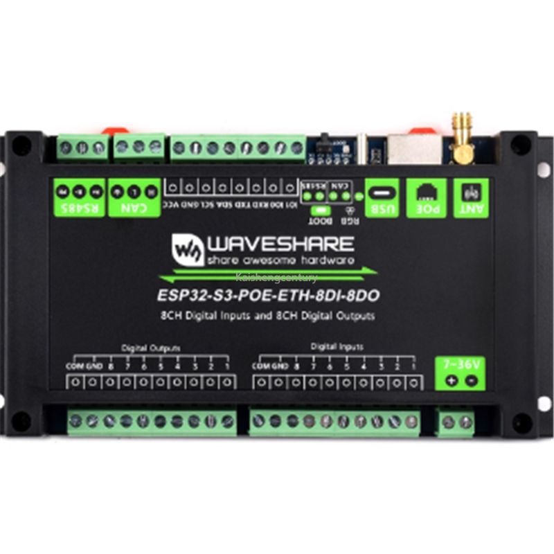 ESP32-S3 Industrial-Grade Control Board 8-channel Digital Input/Output ...
