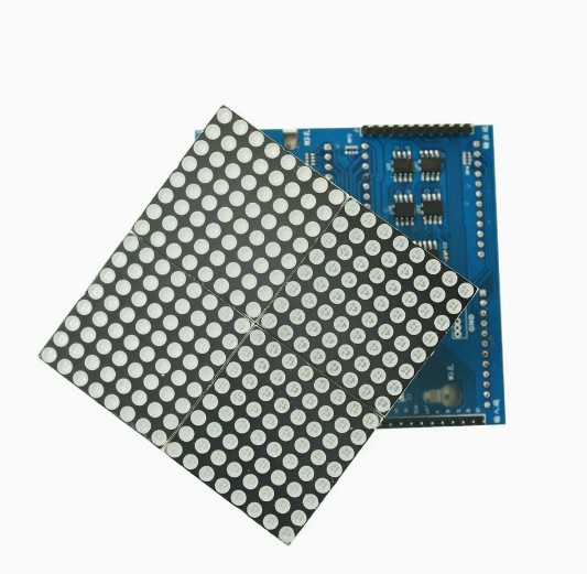 16x16 LED dot matrix character screen module MCU development board red ...