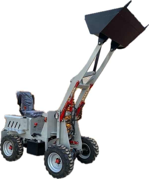 Mini Wheel Backhoe Front End Loader Electric Machine Top Use Loader ...
