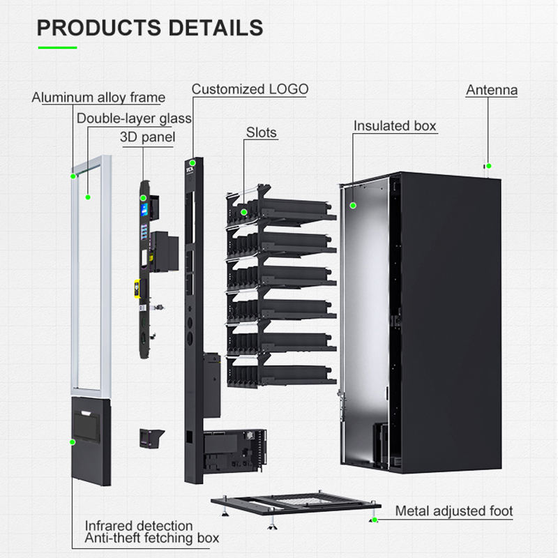 TCN Combo Snack Machine - Vending Automatic Cold Drinks