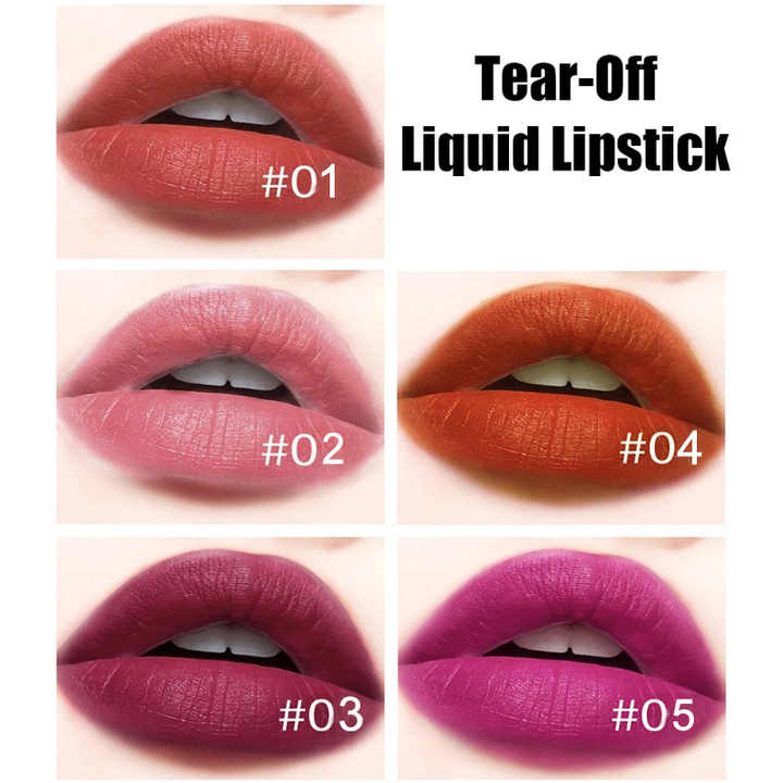 Wholesale Makeup Tear Pull Lip Gloss Kit High Pigment Moisturizing ...