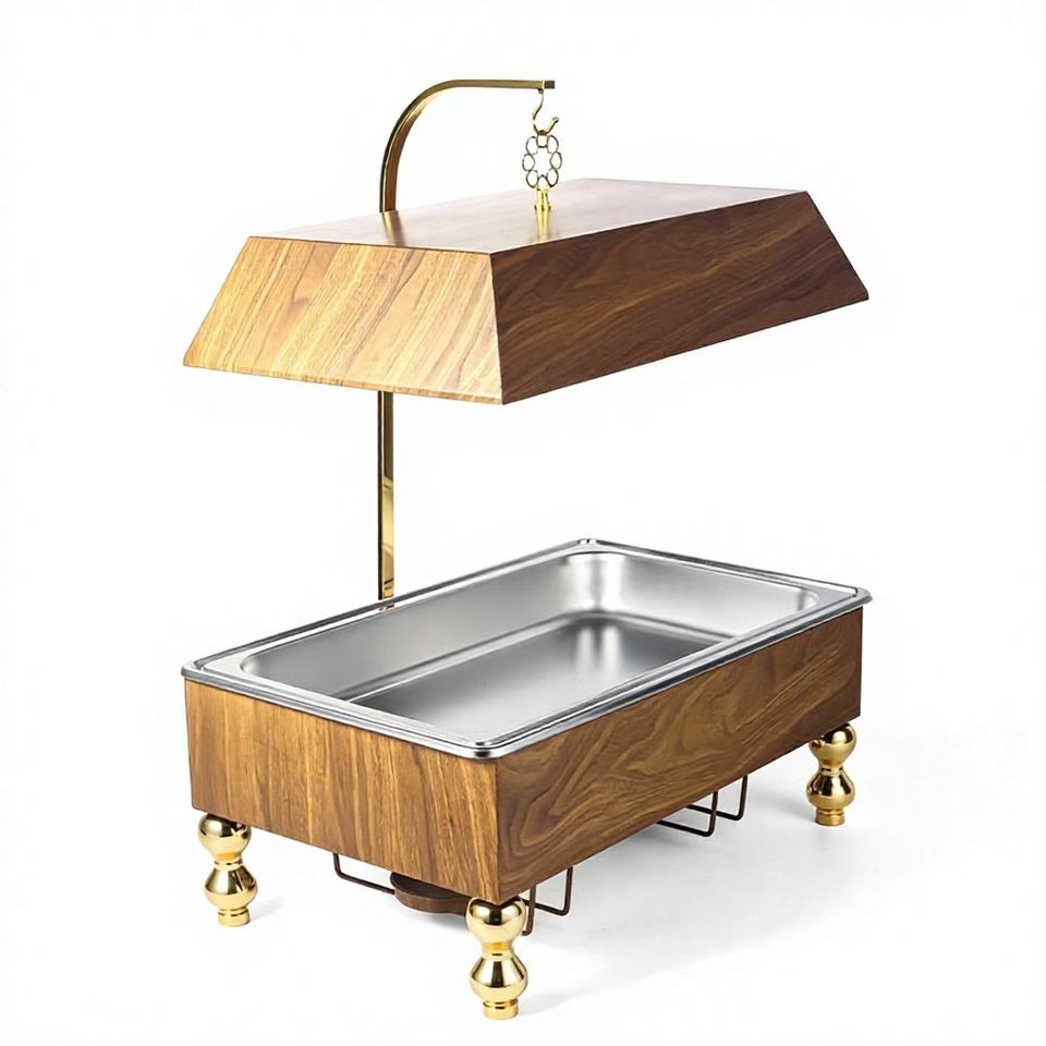 Stainless Steel Buffet Catering Chafing Dish 9L Alcohol-Fueled Food ...
