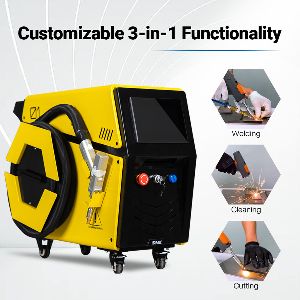 DMK Smart Air-Cooled Portable Laser Welding Equipment Handheld Fiber ...