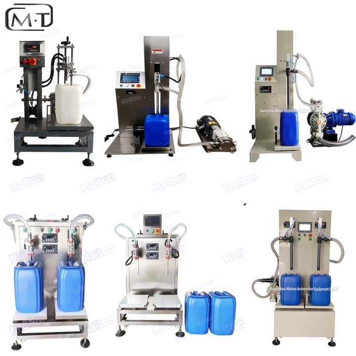 Double Head Semi Automatic 1 Gallon Bleach Liquid Filling Machine