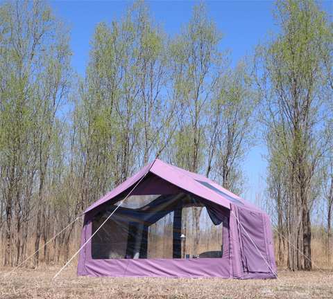 Woolf 9sqm Outdoor Camping Oxford Cloth Inflatable Tent