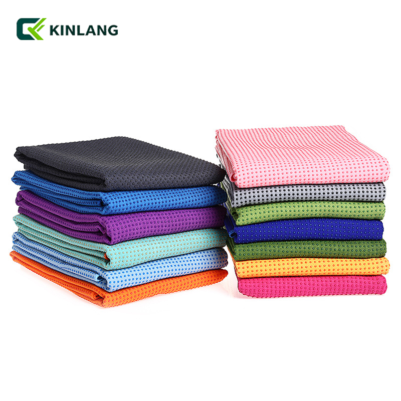 Custom Private Logo Yoga Mat Towel Non Slip Portable Anti Slip ...