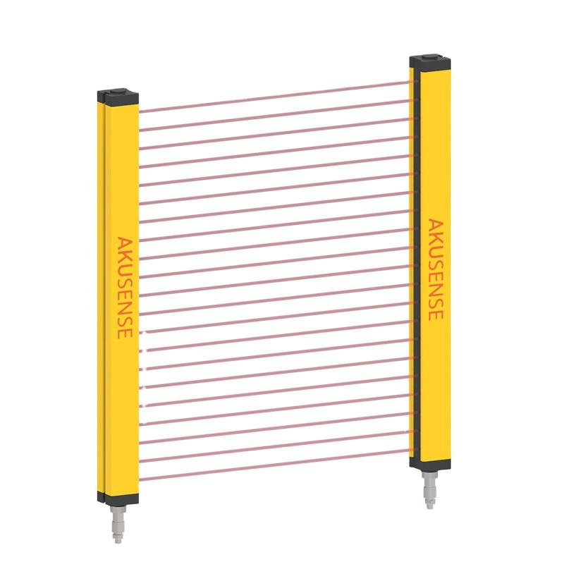 AKUSENSE IP65 Industrial Sensor Safety Light Curtain Protective Grating ...