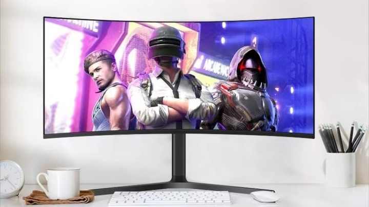 Pretty Design Curved Monitor 34 Inch 4K 165Hz Ultra Wide Screen Pc ...