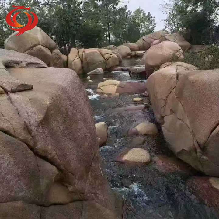 Waterfall Fiberglass Rock Artificial Rock GRC Artificial Resin Rockery ...