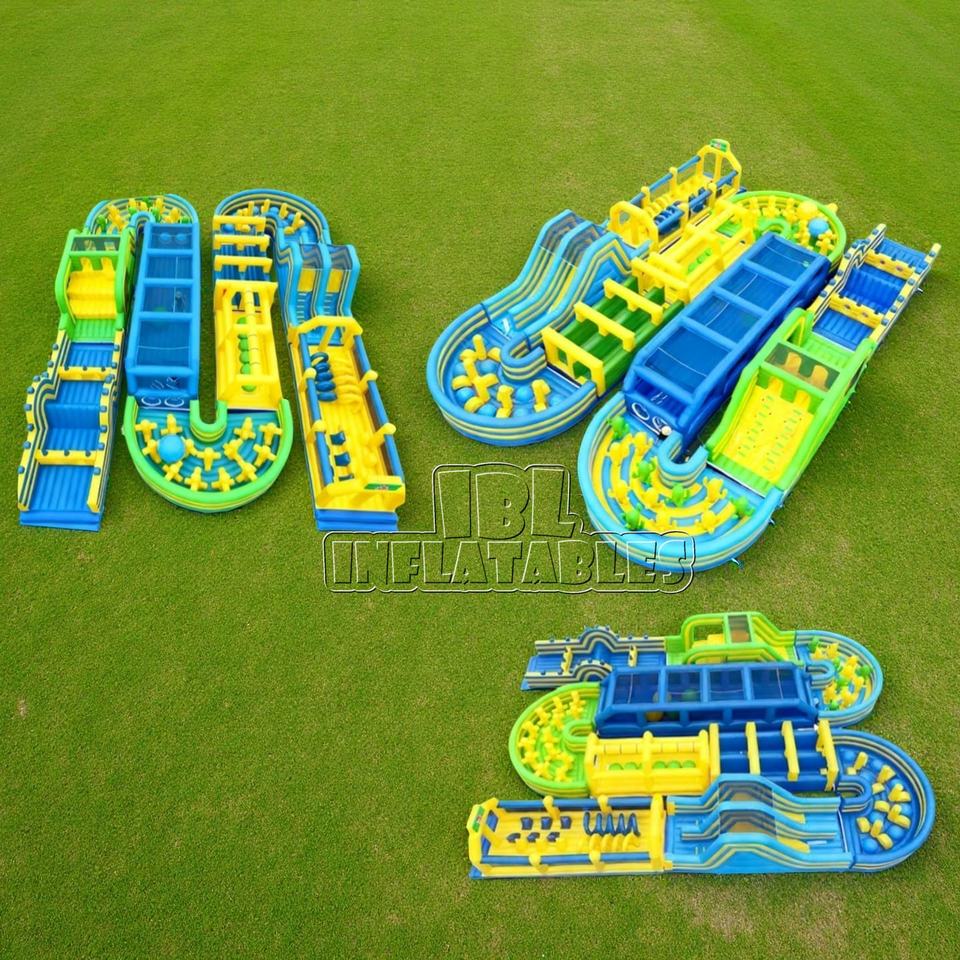 CE Certified Commercial Giant PVC Inflatable Obstacle Course Extreme ...