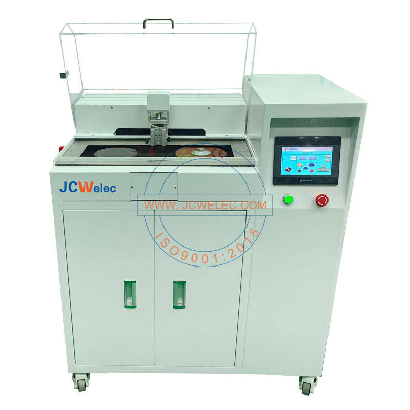 JCW-QC40 Full Automatic Terminal Cutting Grinding Cross Section ...
