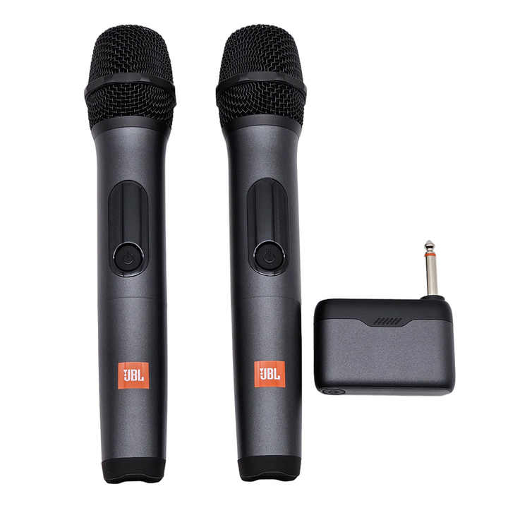 JBL Wireless Microphone - UHF Dual Channel Transmitter for Karaoke ...