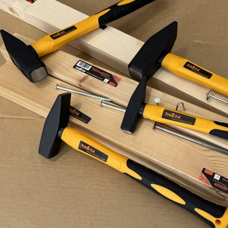 GS Approved 500g Industrial Machinist Hammer with Non-Slip Fiberglass ...