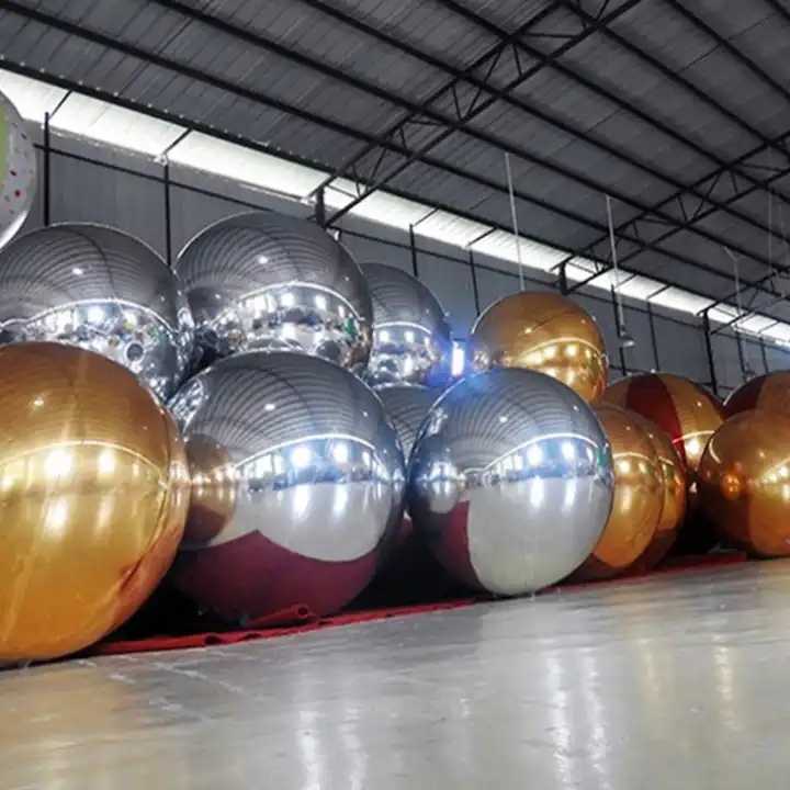 Multi-color Sparkle Glitter Balls Outdoor Shiny Balls Inflatable Giant ...