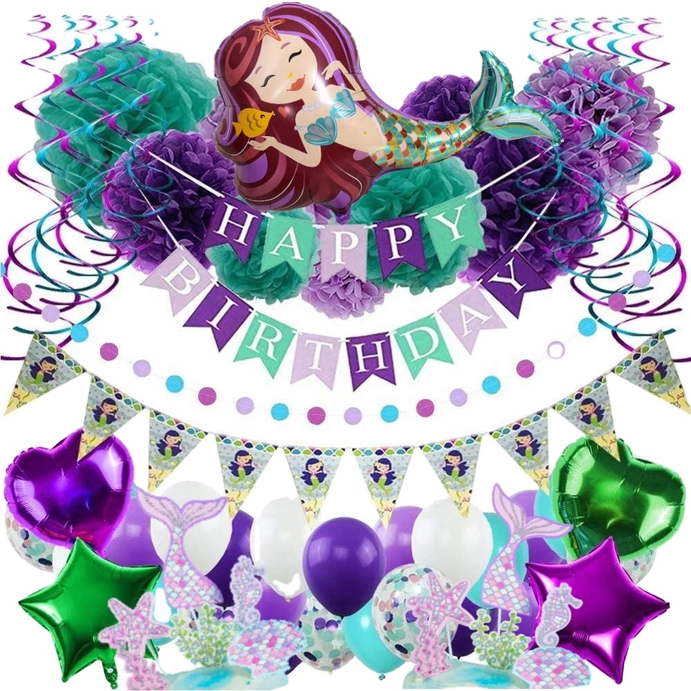 Wholesale & Custom ariel the little mermaid party supplies from Global ...