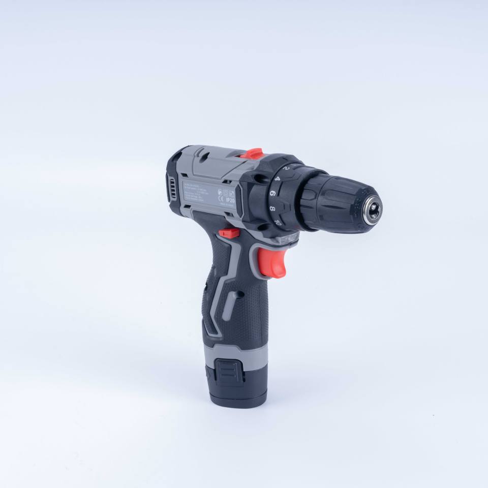 BWINX Portable Cordless Drill 12V 2000mah 2Battery 0-1350rpm Variable ...