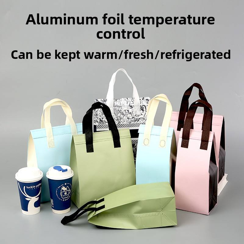 Beverage Milk Tea Coffee Juice Non-Woven Aluminum Foil Insulated Heat ...