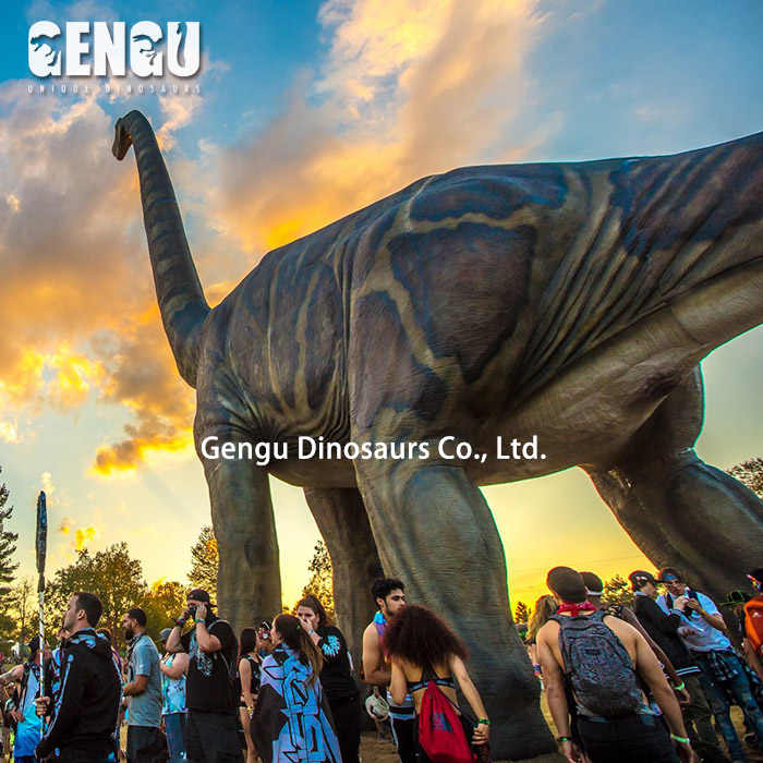 Estatua de dinosaurio animatronic interior realista, modelo de ...