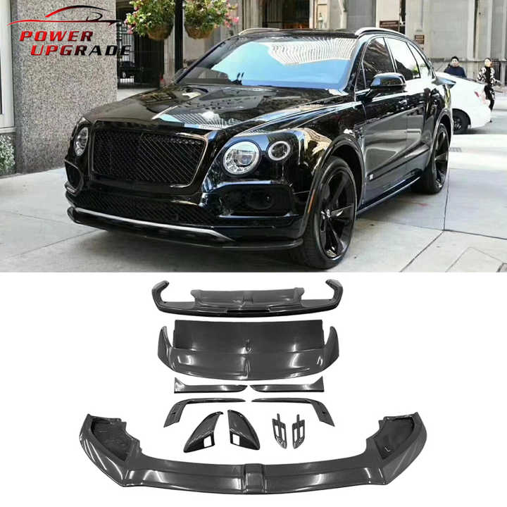 Carbon Fibre Front Lip Rear Diffuser Spoiler Side Skirts Vent Mirror ...