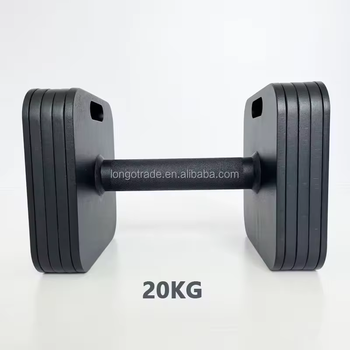 Adjustable 3 in 1 Dumbbell Kettle Bell Barbell Set for Weightlifting ...