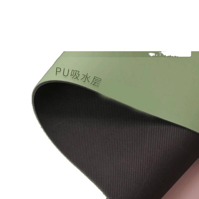 Thickened Oval Oxford Cloth Yoga Mat with Non-slip Grip Silent Design ...