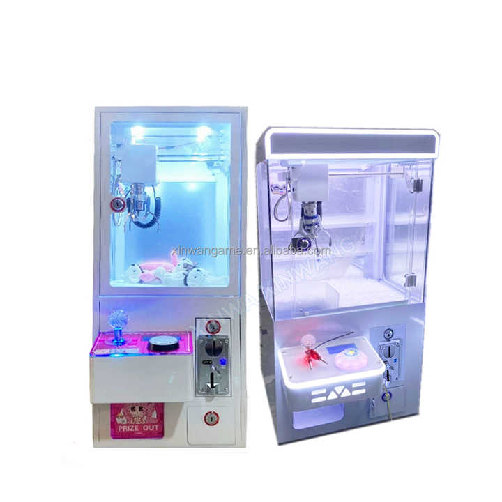 Mini Tabletop Coin-Operated Claw Crane Machine Small Arcade Bounce Ball ...
