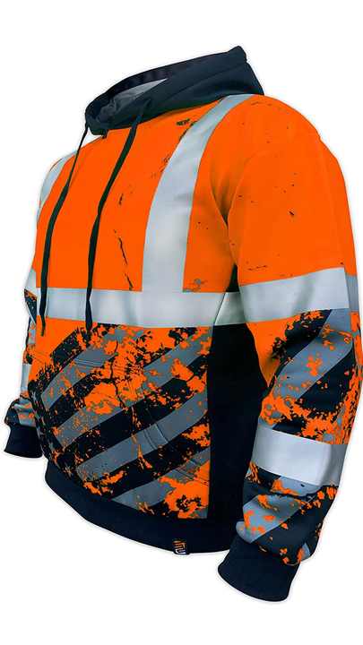 Hi Vis Hoodie - Stylish & Safe Reflective Streetwear