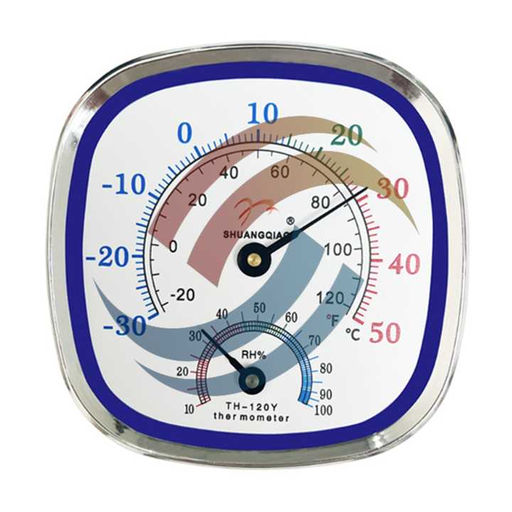 Pointer Hygrometer & Circular Thermometer Fahrenheit & Celsius ...