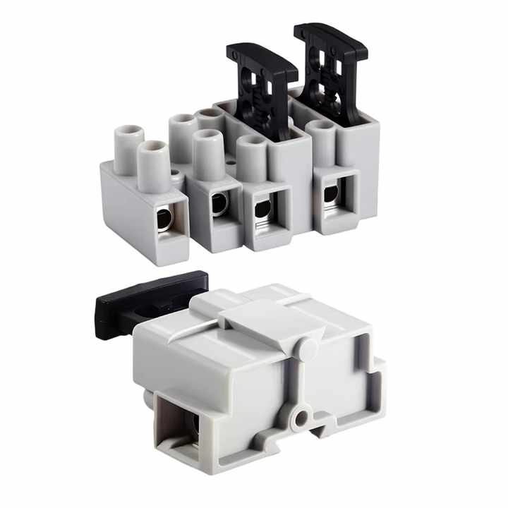 BELEKS 5x20mm Feed Through Fuse Terminal Block Multiple Repeated Wire ...