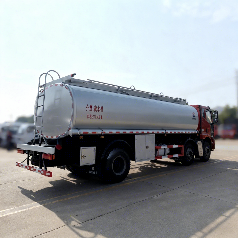 New FAW 22 CBM Diesel Aluminium Liquid Tank Truck for Fuel Water ...