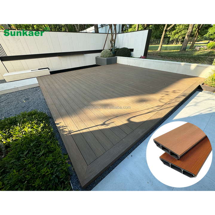 Top Aluminum Wpc Decking for Outdoor Swimming Pool Balcony Outdoor Wood ...