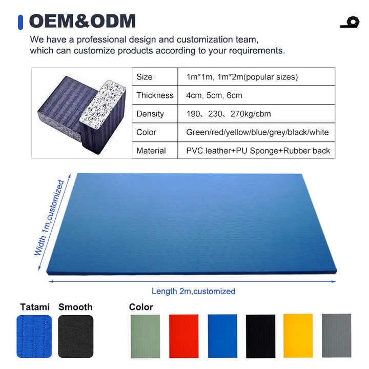 MMA Tatami Mat 200x100x4cm 5cm Jiu Jitsu Tatami Mat Judomatten Martial ...
