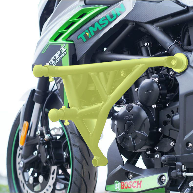 Loncin VOGE 300R Motorcycle Crash Bars with Spring Guard Bar Anti Fall ...