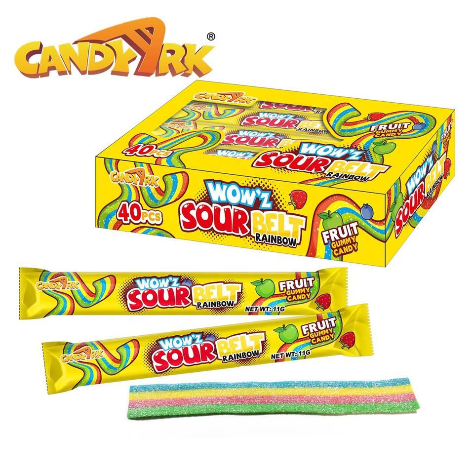 OEM Factory Supply Sour Licorice Gummy Candy Sweet Belt Tape Liquorice ...