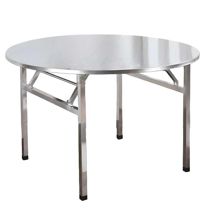 Modern Hotel Furniture Folding Round Table Outdoor Barbecue Banquet ...