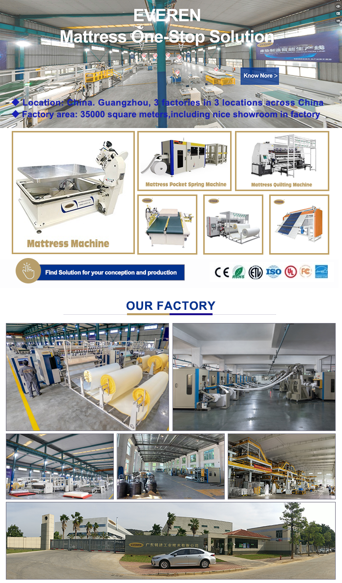 EVEREN Spring Mattress Semi-Automatic Hemming Machine Products from ...