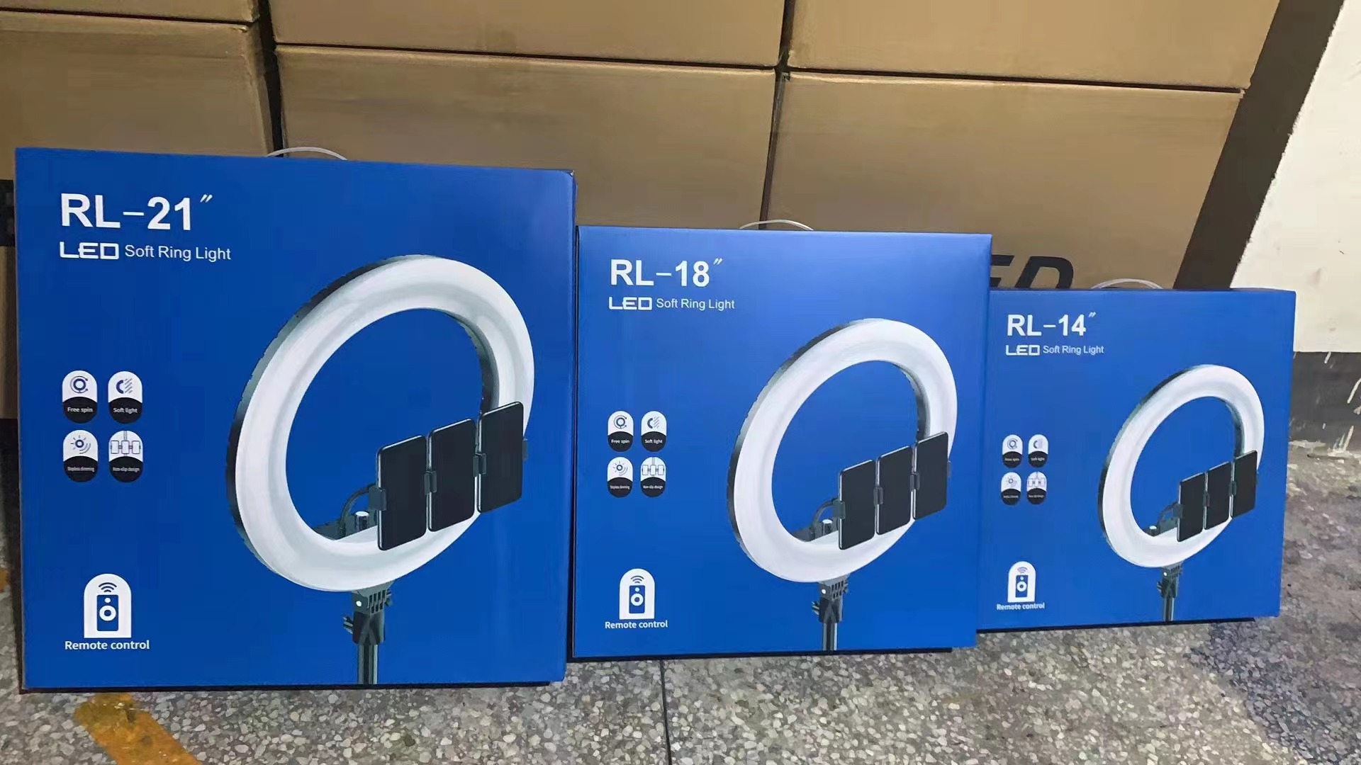 18 Inch Photo Ring Light Video 45cm LED Dimmable Studio Ring Light with ...