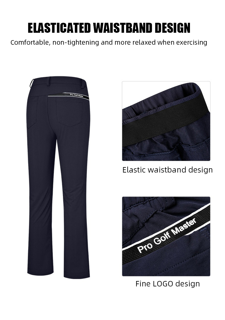 PGM KUZ155 custom girls golf trouser elastic waistband summer golf ...