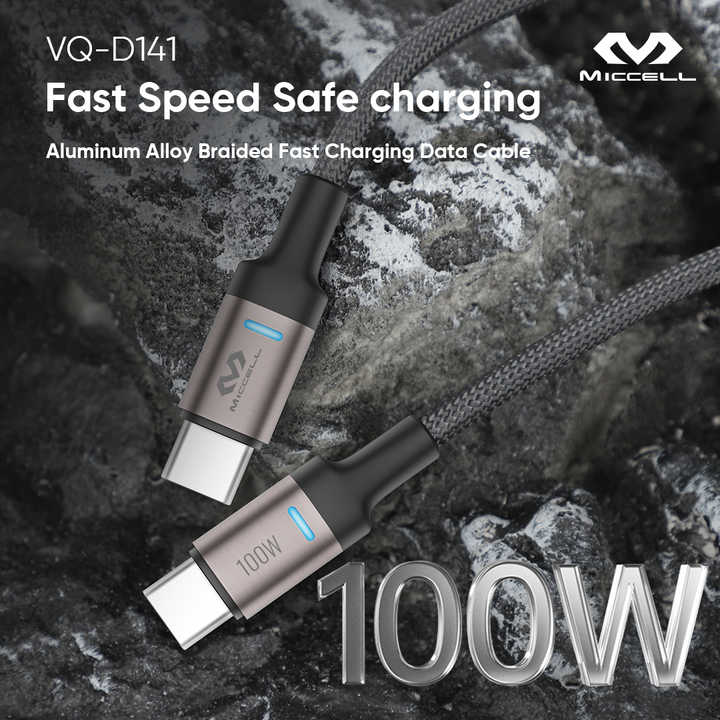 Miccell Multi-function Pd 27W Fast Charger Cable Usb c to Lighting Data Cable for iphone 15 Pro ...