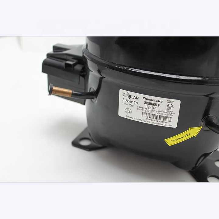 SIKELAN ADW77 1/4 HP R134A 220V/50Hz AC 모터 깊은 냉동고 냉장고 쿨러 압축기 냉동 압축기| Alibaba.com