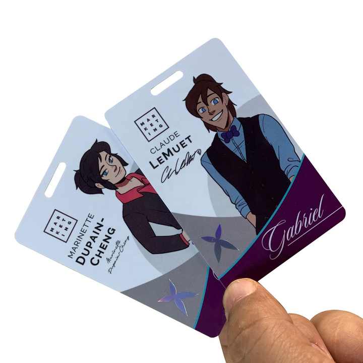 Customizable PVC ID Cards - QR Printed & Hologram Stamped