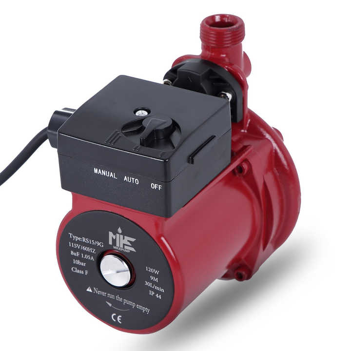 RS15-9 Automatic Recirculation Pump 220V - Silent Booster for Efficient ...