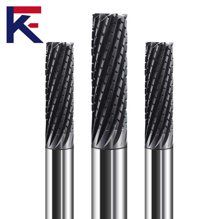 KF 4/5/6mm Carbide Corn Teeth Milling Cutter With Diamond Graphite ...