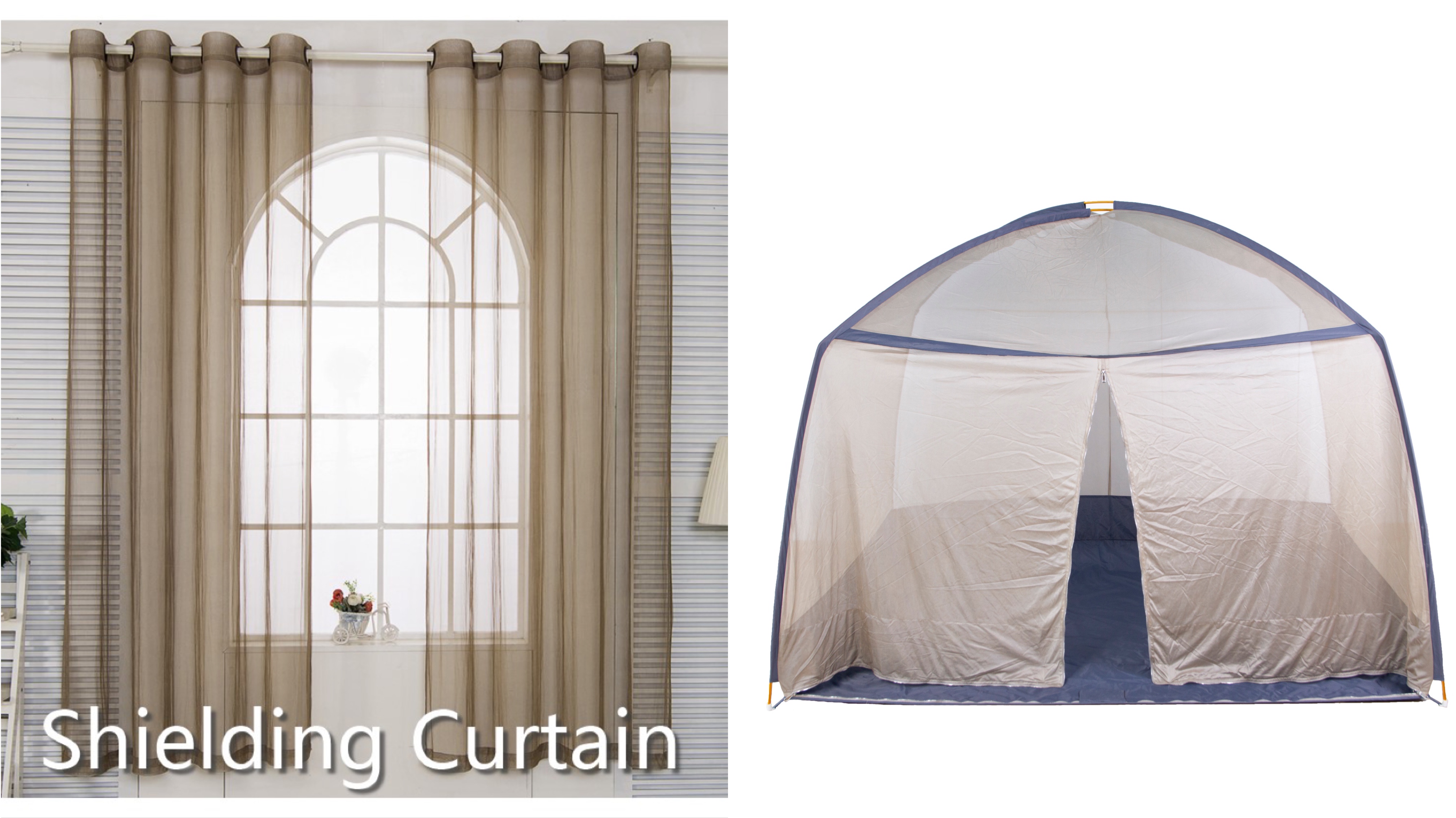 RF Shield Fabric Emf/Radia/5g Shielding Tulle Nylon-Silver Fabric For ...