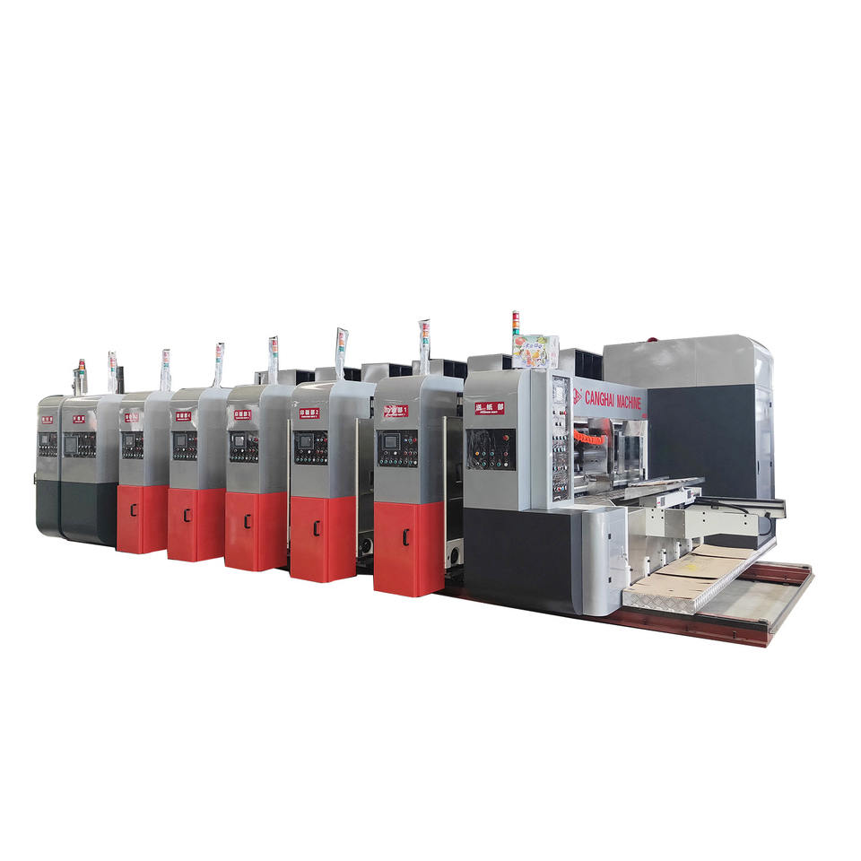 Good Quality CANGHAI Rs4 Cardboard 4 Color Printer Slotter and Die ...